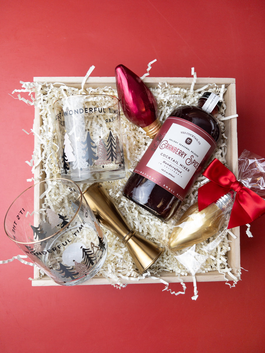 It's a Wonderful Time of the Year Mocktail/Cocktail Gift Box – Cheers ...