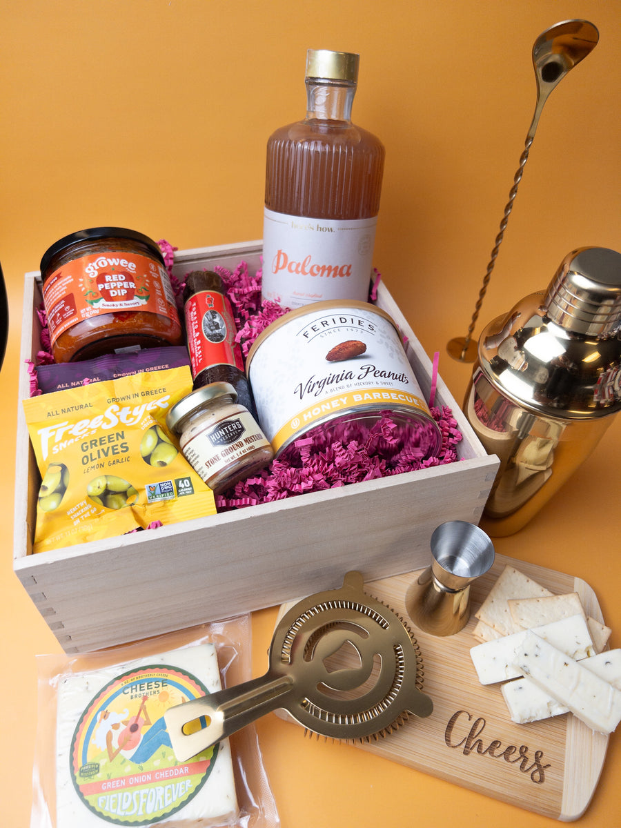 Cheers! Cocktail & Happytizer Box – Cheers in a Box