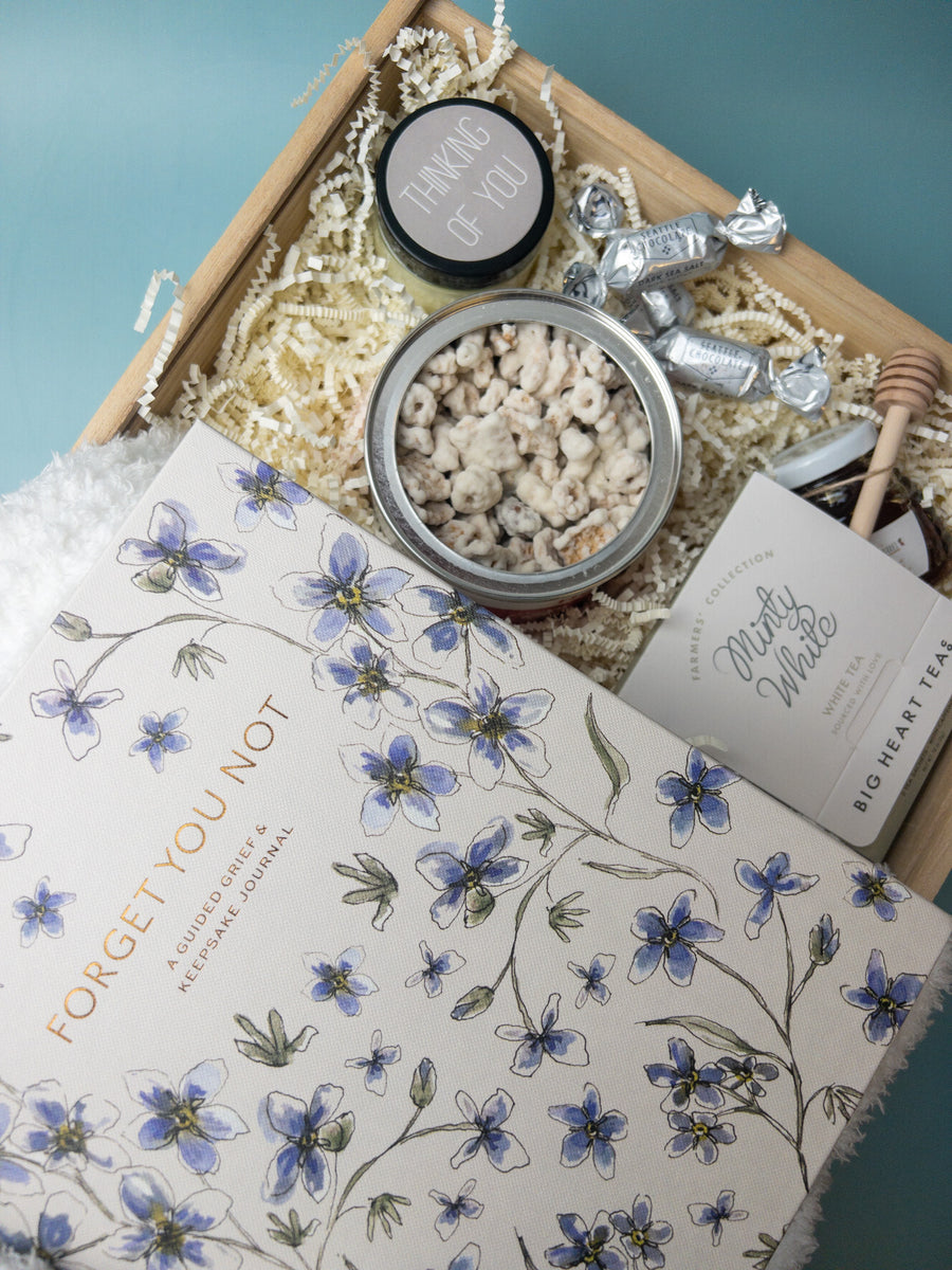 Grief Journal Sympathy Box – Cheers in a Box