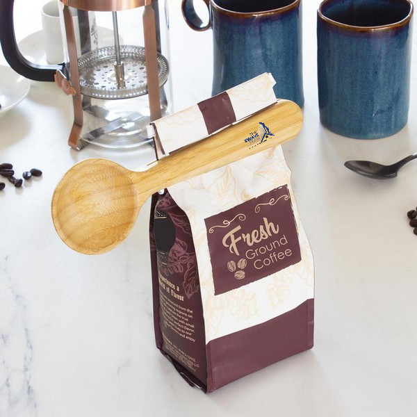 Bamboo Coffee Spoon & Clip-Custom – Cheers in a Box