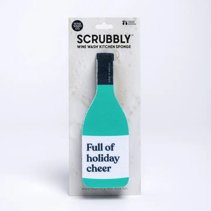 Holiday Cheer Scrubbly™ Sponge – Cheers in a Box